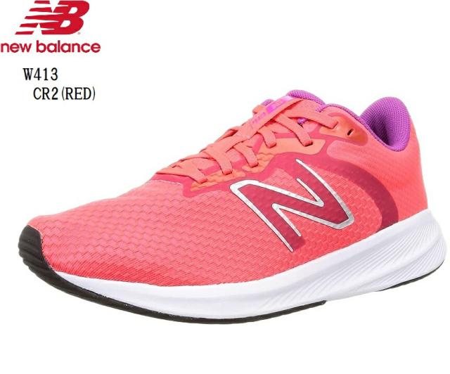 new balance(ニューバランス)W413 幅広軽量 レディス カジュアルランニングスニーカー ジョギング、ウォーキング、ジム ...