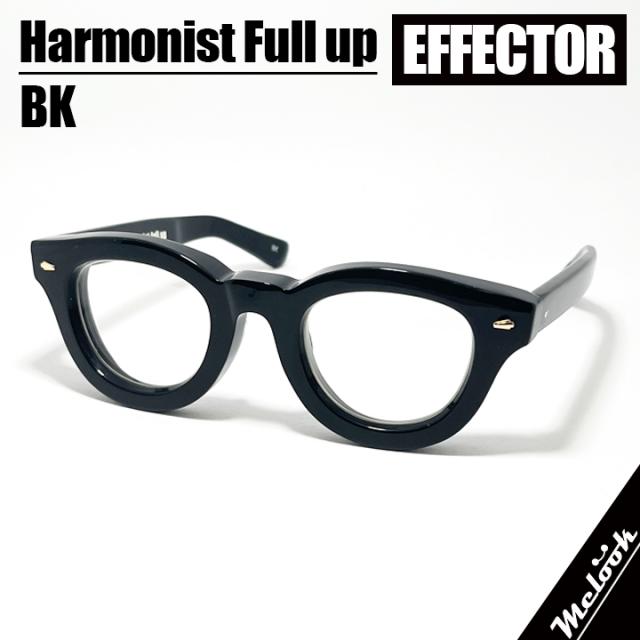 EFFECTOR エフェクター クラシック 眼鏡 メガネ フレーム サングラス Harmonist-full up-BK ハーモニスト フルアップ 度付可 ブラック リビジョン製レンズでお好きなサングラス作成可能
