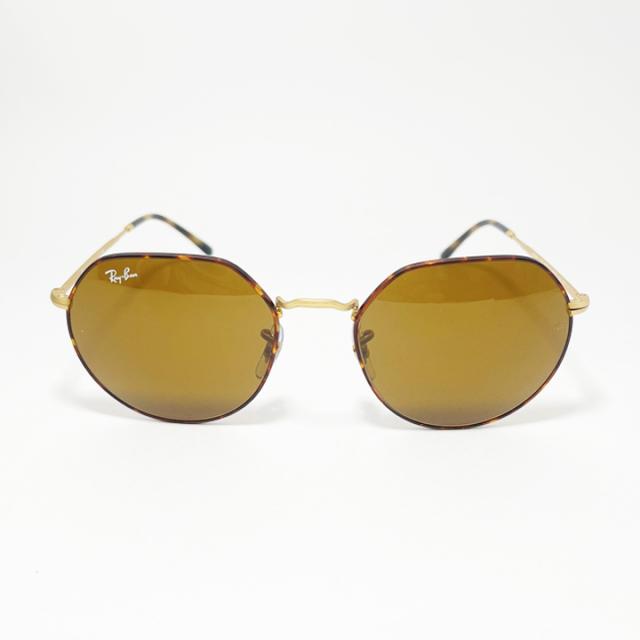 RayBan レイバン サングラス ジャック JACK ラウンド ヘキサゴナル RB3565-927533-55  RB3565-9275/33-55  マットハバナ Matte Havana on Matte Arista レンズ ブラウン
