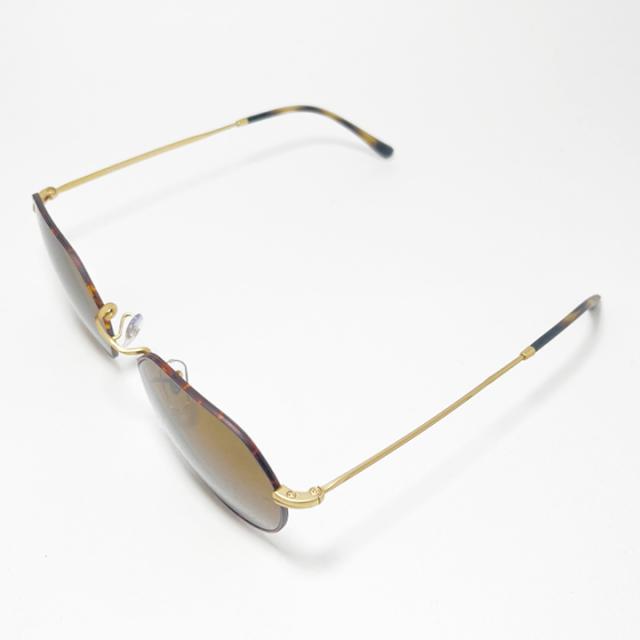 RayBan レイバン サングラス ジャック JACK ラウンド ヘキサゴナル RB3565-927533-55  RB3565-9275/33-55  マットハバナ Matte Havana on Matte Arista レンズ ブラウン