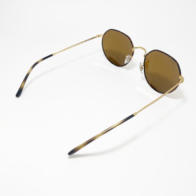 RayBan レイバン サングラス ジャック JACK ラウンド ヘキサゴナル RB3565-927533-55  RB3565-9275/33-55  マットハバナ Matte Havana on Matte Arista レンズ ブラウン