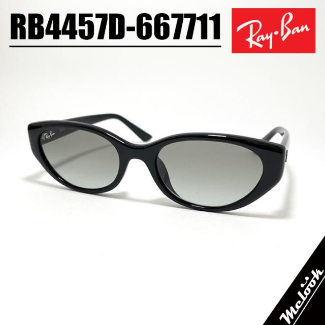 Ray-Ban レイバン サングラス RB4457D-667711 RB4457D-6677/11 ブラック グレーグラデーション Grey Gradient メンズ レディース セル 男女兼用モデル Luxottica Japan 日本国内正規品