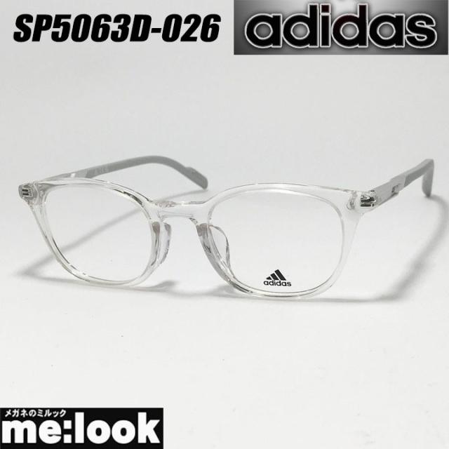 adidas アディダス 眼鏡 メガネ フレーム サングラス SP5063D-026-48 度付可 リビジョン製レンズでお好きなサングラス作成可能