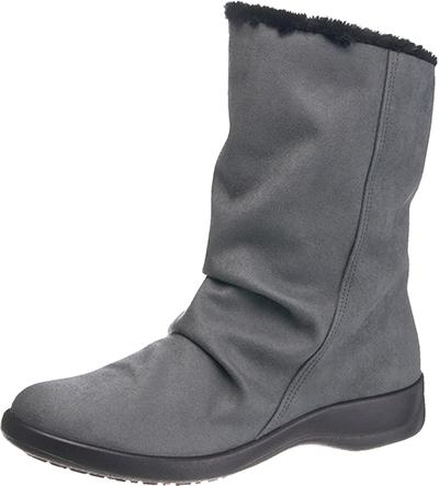 ASAHI アサヒシューズ TDY3998 L-GYスエード 23.5 AF39987 BLK | 23.5cm 靴 シューズ 婦人靴 スエード調 ボア付 ミドルブーツ 全天候対応 雨 雪 晴雨兼用 防水 ベーシック シンプル カジュアル レディース ファッション 超軽量 防寒 防滑 冬靴 おすすめ