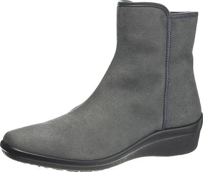 ASAHI アサヒシューズ TDY3999 L-GYスエード 25 AF39997 BLK | 25cm 靴 シューズ 婦人靴 スエード ショートブーツ ファスナー付き ベーシック シンプル カジュアル レディース ファッション 防寒 防滑 冬靴 通勤 オシャレ おすすめ