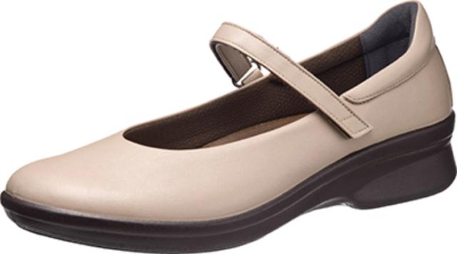 ASAHI アサヒシューズ AMW CC L013 BG 24.5 KV30093 | レディースファッション 靴 シューズ おしゃれ 歩きやすい カジュアル 快適 安定感 軽量 衝撃吸収 内側ファスナー インソール シンプル クラシック 幅広 ウォーキング デイリー疲れにくい