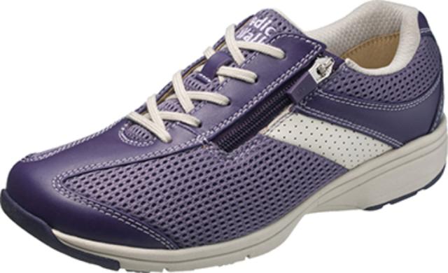 ASAHI アサヒシューズ AMＷ MS-L PL 25 KV77199 | レディースファッション 靴 シューズ おしゃれ 歩きやすい カジュアル 快適 安定感 軽量 衝撃吸収 内側ファスナー インソール シンプル クラシック 幅広 ウォーキング デイリー疲れにくい