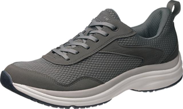 ASAHI アサヒシューズ AMW WK M032 GY 25 KV78502 | ファッション メンズ 男性 紳士靴 スニーカー シューズ 靴 軽量 幅広 夜道 安心 反射付き お出かけ レジャー 旅行 アウトドア ウォーキング 衝撃吸収カップインソール