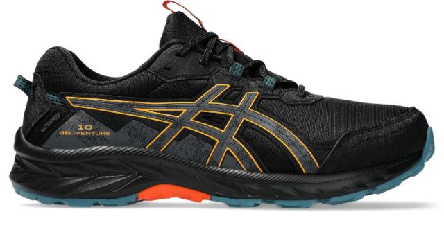 asics アシックス GEL-VENTURE 10 WATERPROOF BLACK/CARR 28 1011B965 1 | スポーツ ウェア シューズ 靴 ローカット 防水 ウォータープルーフ 固定式 アウトドアスポーツ トレーニングシューズ ランニングシューズ ランニング メンズ 練習 試合