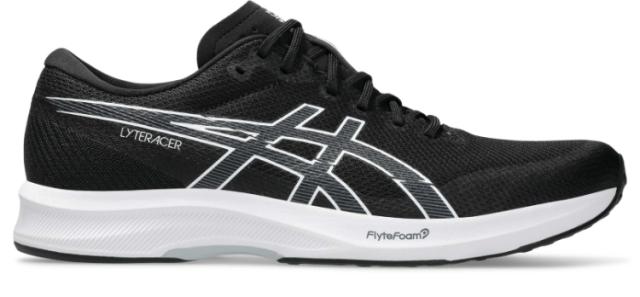 asics アシックス LYTERACER 6 BLACK/WHITE 28 1011B970 1 | スポーツ アウトドア ランニング 靴 快適 軽量 練習 トレーニング ジョギング 競技 陸上 学生 マルチシューズ 運動靴 メンズ 大きめサイズ ローカット
