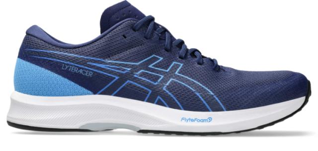 asics アシックス LYTERACER 6 INDIGO BLUE/BLUE COAST 28.5 1011B970 400 | スポーツ アウトドア ランニング 靴 快適 軽量 練習 トレーニング ジョギング 競技 陸上 学生 マルチシューズ 運動靴 メンズ 大きめサイズ ローカット