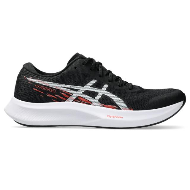 asics アシックス HYPER SPEED 4 BLACK/WHITE 23.5 1012B677 1 | スポーツ ウェア シューズ 靴 ローカット 通気性 メッシュ地 軽量 クッション性 固定式 トレーニングシューズ ランニングシューズ ランニング 練習 試合