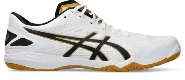 asics アシックス ATTACK DOMINATE FF 2 WHITE/BLACK 24.5 1073A010 103 | スポーツ ウェア 靴 シューズ スニーカー メッシュ クッション性 軽量 グリップ性 屋内スポーツ インドアスポーツ 卓球 トレーニング 練習