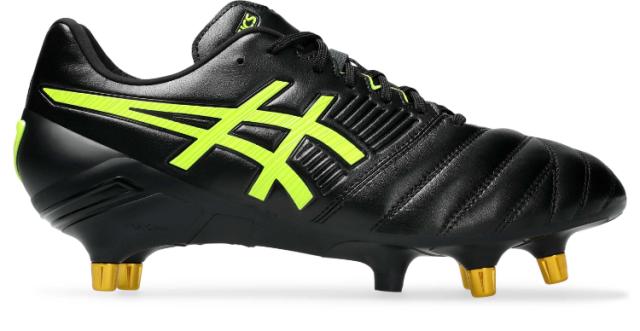 asics アシックス LETHAL RELENTLESS BLACK/SAFETY YELLOW 26.5 1111A259 1 | スポーツ ウェア 靴 シューズ スパイクシューズ クッション性 衝撃緩衝 柔軟性 グリップ力 アウトドアスポーツ 屋外スポーツ ラグビー トレーニング 練習 メンズ 男性