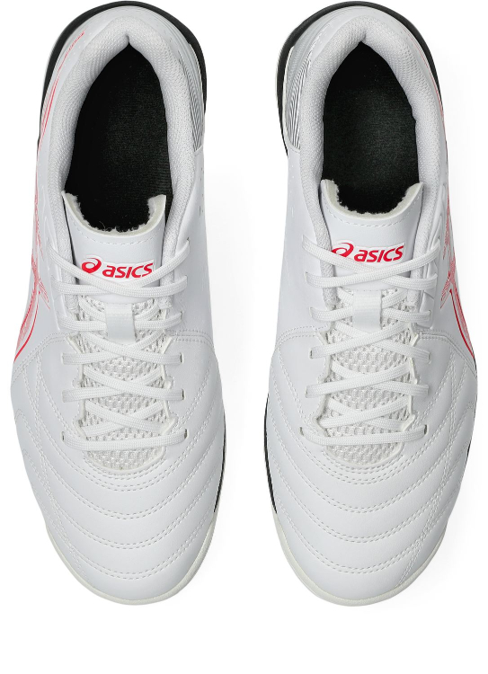 asics アシックス CALCETTO WD 9 TF WHITE/DIVA PINK 28 1113A038 102 | スポーツ アウトドア 靴 快適 軽量 ローカット 安定性 クッション性 練習 トレーニング 競技 陸上 学生 大人 メンズ ジュニア フットサル 室内用 インドア asics アシックス CALCETTO WD 9 TF WHITE/DIVA PINK 27.5 1113A038
