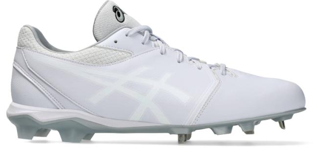 asics アシックス NEOCONNECT WHITE/WHIT 25.5 1123A055 110 | スポーツ ウェア 靴 シューズ スパイクシューズ ワイド グリップ力 フィット感 軽量 人工皮革 野球 ベースボール 練習 メンズ