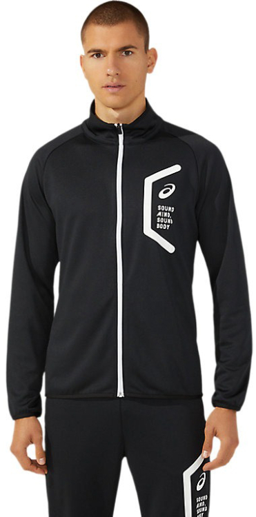 asics アシックス ドライTRスリムジヤケツトRE パフォーマンスブラック 3XL 2031D909 1 | スポーツ スポーツウェア ウェア メンズ UVカット 吸汗 速乾 ストレッチ ゲームウェア ユニフォーム ユニセックス 男女兼用 運動 フィットネス ランニング 練習 ジム