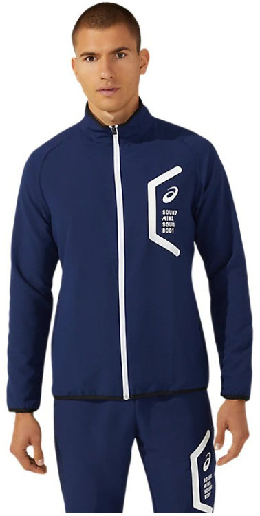 asics アシックス TEAM HEX DRY CROSS JACKET ピーコート 2XL 2031E052 400 | スポーツ スポーツウェア ウェア メンズ UVカット 吸汗 速乾 ストレッチ ゲームウェア ユニフォーム ユニセックス 男女兼用 運動 フィットネス ランニング 練習 ジム