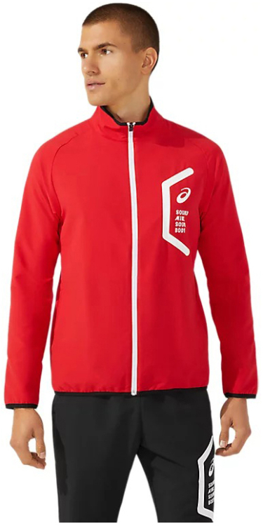 asics アシックス TEAM HEX DRY CROSS JACKET クラシックレッド 2XL 2031E052 600 | スポーツ スポーツウェア ウェア メンズ UVカット 吸汗 速乾 ストレッチ ゲームウェア ユニフォーム ユニセックス 男女兼用 運動 フィットネス ランニング 練習 ジム