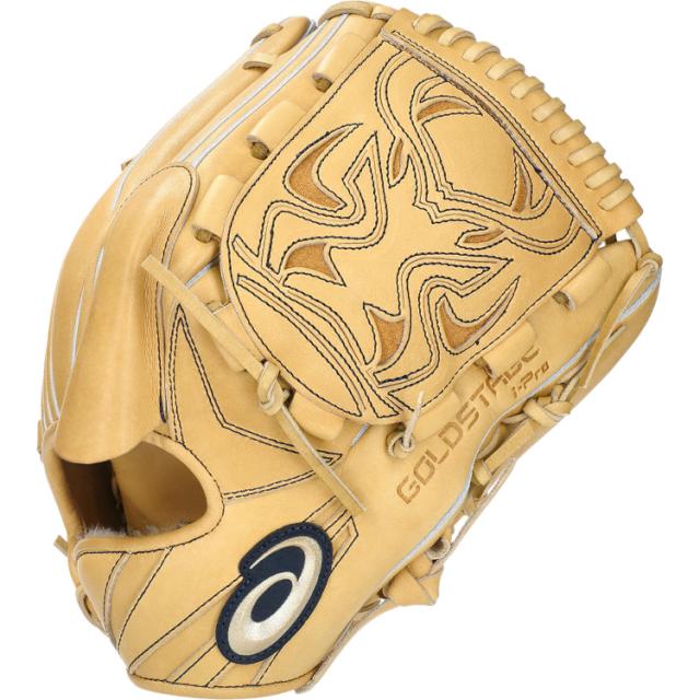 asics アシックス 硬式用GOLDSTAGE I-PRO 投手用 Gブラウン LH 3121B375 200 | スポーツ グローブ グラブ 野球用品 硬式野球 投手 ピッチャー 天然皮革 左投げ 軽量 袋付き 野球 ベースボール トレーニング メンズ