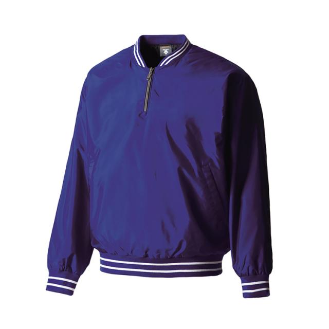 DESCENTE デサント 長袖プルオーバーコート ロイヤルブルー Sサイズ STD-410B ROY | スポーツ スポーツ用品 野球 ベースボール ベースボールウェア トレーニングウェア アウター 長袖 プルオーバーコート コート 防風 保温 はっ水 耐水 中綿 ブルー S