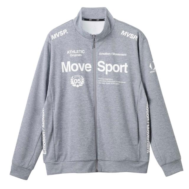 DESCENTE デサント オーセンティック SUNSCREEN TAIKYU ジャージジャケット グレー杢 XO ST5SJG12M GY01 | スポーツ トレーニング ウェア フィットネス 総柄グラフィック ジャージフーディー ジャージ メンズ サンスクリーン ムーブスポーツ メンズ 吸汗 UVカット