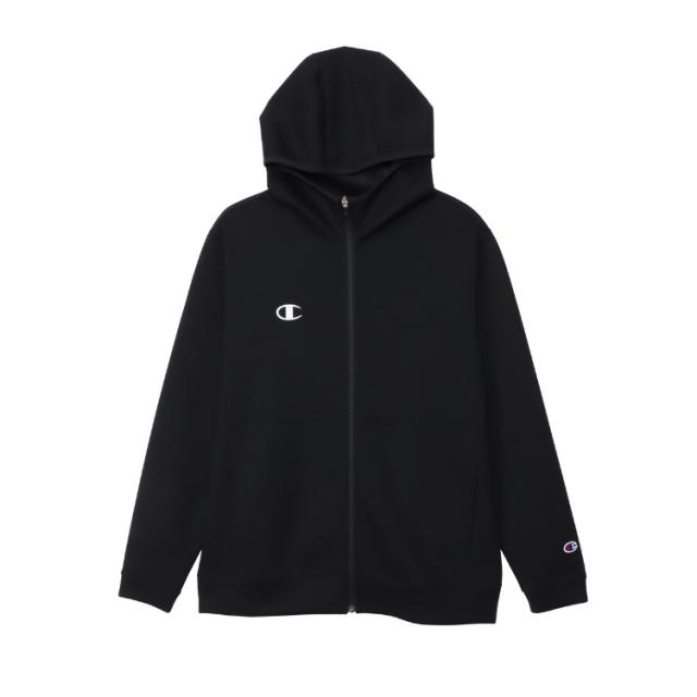 CHAMPION チャンピオン ZIP HOODED SHIRT ブラック L C3-BS110 90 | ファッション メンズファッション レディース ユニセックス スウェット フーディー パーカーブルゾン オーバーサイズ ベーシック カジュアル 男性用 女性用 セットアップ スポーツ