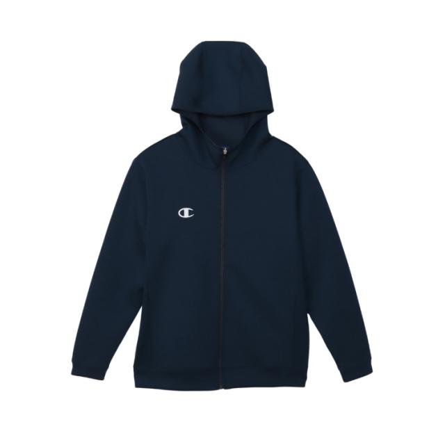 CHAMPION チャンピオン ZIP HOODED SHIRT ネイビー M C3-BS110 370 | ファッション メンズファッション レディース ユニセックス スウェット フーディー パーカーブルゾン オーバーサイズ ベーシック カジュアル 男性用 女性用 セットアップ スポーツ