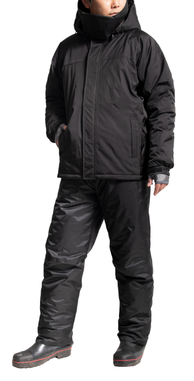 Makku マック サーモセイバー防水防寒スーツ||| ブラック M AS-3150 BK | アウトドア レインジャケット 防水 防寒 雨具 カッパ 防寒着 防水ジャンパー ジャケット アウター パーカー メンズ ファッション サイクリング 登山 スポーツ 秋冬 透湿