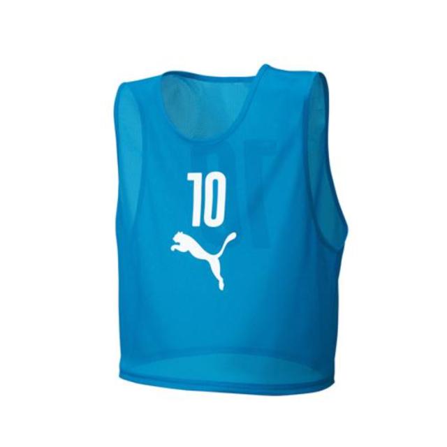 PUMA プーマジャパン ビブスセット(10枚組) アトミックブルー XXL 920604 3 | スポーツ スポーツ用品 ファッション トレーニング リレー 運動会 体育祭 部活 クラブ 体育 学校 バスケ 収納袋付き サッカー ゼッケン ウェア フットサル ビブス 紅白戦