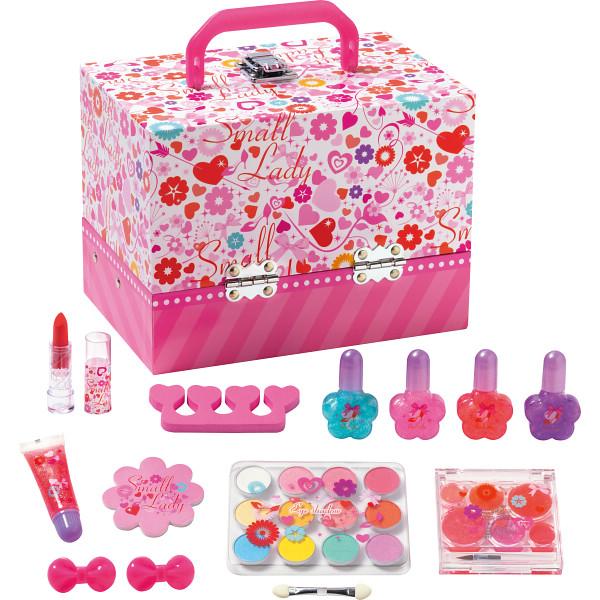 バニティメイクボックス スモールレディドット 221060 | 24-0046-030コスメ メイク ファッション小物 雑貨 小物 セット 化粧 メイクボックス 水溶性 リップ アイシャドウ ...