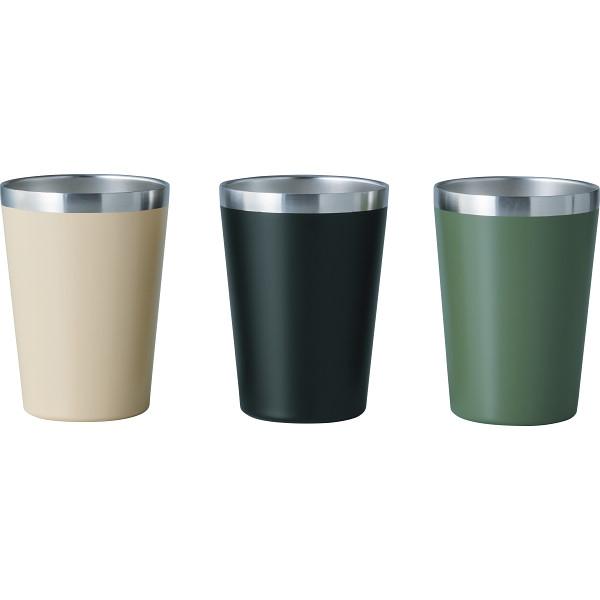 真空断熱タンブラー 420ml ベージュ・ブラック・カーキ JM-733 | 24-0574-045ステンレスタンブラーマグ コップ 保冷温 お弁当 携帯 便利 水分補給 飲み物 宅飲み ...