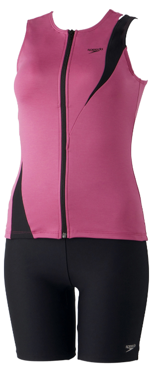 speedo スピード DIAGONA-Z PRO SEPA ホットMV M SFW32410 HM | スイムウェア ディースセパレーツ トップス ボトムス 3.5分丈 スタイルアップ UV ストレッチ性 水泳 スイミング プール ヨガ ラン 運動 フィットネス アクアエクササイズ ウエア 水陸両用