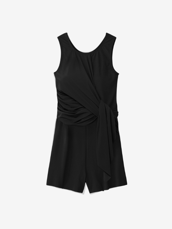 speedo スピード TWISTED ALL IN ONE ブラック S SFW02530 K | スポーツウェア ウエア スポーツ 水泳 スイミング プール 水着 ノースリーブ スリーブレス アシンメトリー UVカット 紫外線対策 ストレッチ性 アウトドア トレーニング レディース 女性