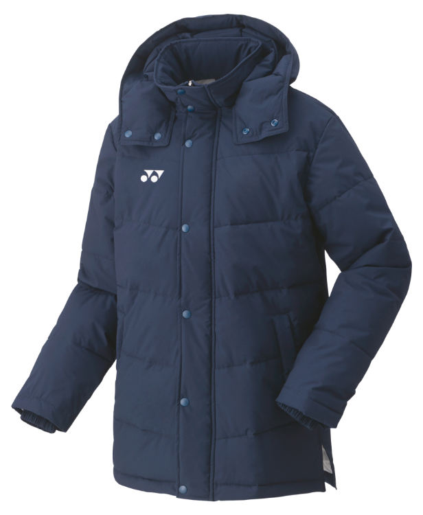 YONEX ヨネックス ユニハーフコート ネイビーブルー SS 90074 019 | スポーツ 運動 フットボール フットサル サッカー用品 トレーニング ファッション 服 ウェア サッカーウェア トップス アウター コート ハーフ丈 ヒートカプセルダブル 撥水 防風