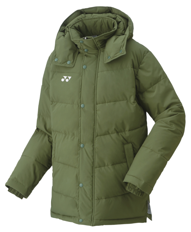 YONEX ヨネックス ユニハーフコート カーキ SS 90074 191 | スポーツ 運動 フットボール フットサル サッカー用品 トレーニング ファッション 服 ウェア サッカーウェア トップス アウター コート ハーフ丈 ヒートカプセルダブル 撥水 防風