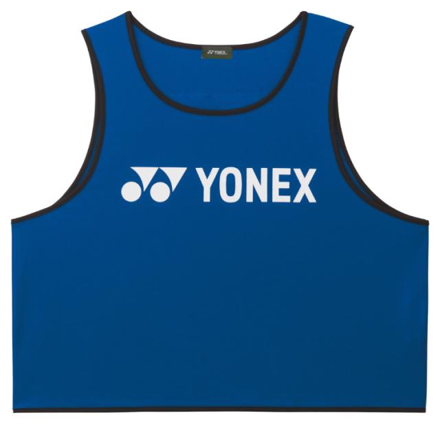YONEX ヨネックス ユニビブス ブルー FW4003 002 | スポーツ ビブス ゼッケン 収納袋付 ポリエステル100% 練習 試合 ユニセックス 男女兼用 ジュニア キッズ アクセサリー スポーツ 小物 用具