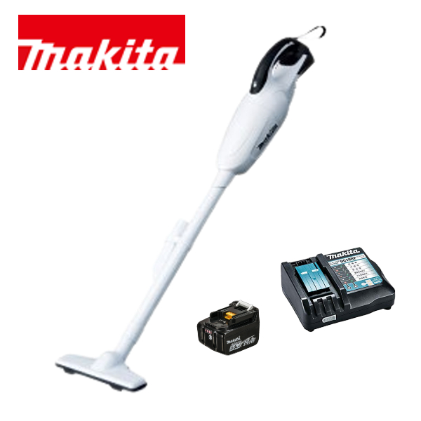 当店だけ！バッテリー充電器も1年保証! マキタ CL141FDRFW コードレス 掃除機 14.4V カプセル式 本体 + バッテリー + 急速充電器 充電式 クリーナー