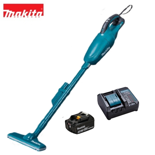 当店だけ！バッテリー充電器も1年保証! マキタ 18V コードレス 掃除機 青 カプセル式 CL181FDZ + バッテリー BL1830B + コンパクト充電器DC18WC 充電式 クリーナー リチウムイオンバッテリー 当店オリジナルセット CL181FDRF (コンパクト・静音ver) 【1年保証付】