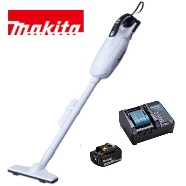 当店だけ！バッテリー充電器も1年保証! マキタ 18V コードレス 掃除機 紙パック式 CL182FDZW + バッテリーBL1830B + コンパクト充電器DC18WC 充電式 ハンディ クリーナー 当店オリジナルセット CL182FDRFW (コンパクト・静音ver) リチウムイオンバッテリー コードレス掃除機