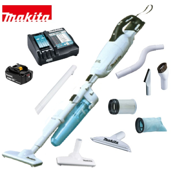 当店だけ！バッテリー充電器も1年保証! マキタ 18V コードレス 掃除機 カプセル式 CL280FD バッテリー サイクロン 充電器 消耗品 付属品 オリジナルセット