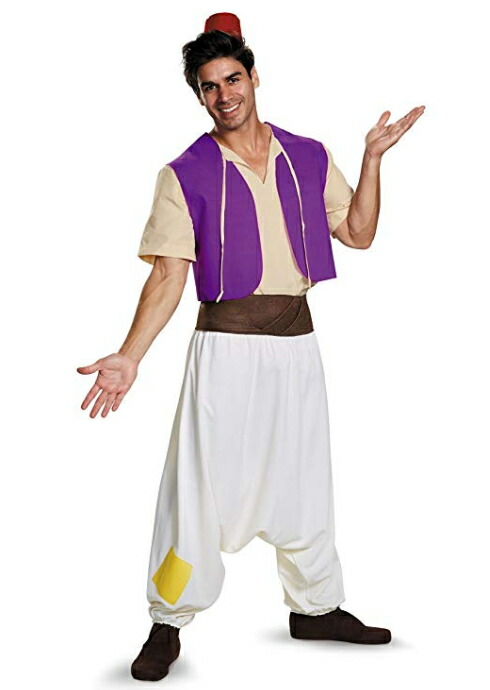 大人　メンズ　アラジン　Aladdin コスチューム　アラジンと魔法のランプ　コスチューム　衣装　仮装　パーティ　コスプレ　イベント　学校　舞台　映画　コンサート　フェス　ディズニー