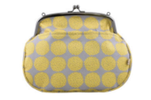 オニGA39-A006 【オリジナル】がま口2wayショルダーバッグ【グレー】【ミニあじさい】【ポーチ】【ケース】【ポシェット】【小物入れ】【ショルダーバッグ】【斜め掛け】【収納】【お出かけ ...