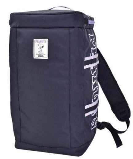 マリSPZ-3298 【スヌーピー】【SNOOPY】ボストンリュック【パープル】【紫】【ロゴ】【ピーナッツ】【ウッドストック】【すぬーぴー】【バッグ】【かばん】【鞄】【収納】【バックパック】【アウトドア】【お出かけ】【学校】【雑貨】【グッズ】【かわいい】