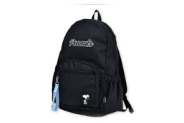 マリSPZ-3530  【スヌーピー】【SNOOPY】スマートデイパック【ブラック】【黒】【RE-PET】【ウッドストック】【ピーナッツ】【すぬーぴー】【リュック】【かばん】【カバン】【バッグ】【鞄】【バックパック】【収納】【お出かけ】【アウトドア】【雑