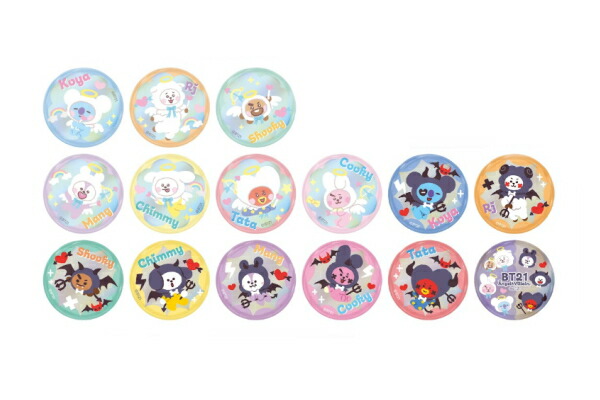 カミ226444 【セット商品】【15個入り】【日本製】【BT21】【LINE FRIENDS】トレーディングメタリック缶バッジ【ARMY】【アイドル】【韓国】【ラインフレンズ】【缶】【缶バッチ】【バッチ】【バッジ】【カンバッジ】【カンバッチ】【雑貨】【