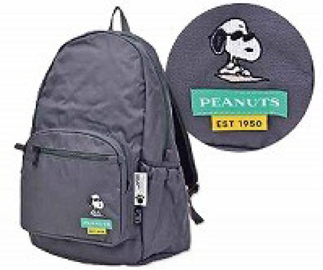 マリSPZ-3748 【スヌーピー】【SNOOPY】スマートデイパック【グレー】【ジョー・クール】【RE-PET】【ウッドストック】【バッグ】【かばん】【カバン】【鞄】【リュック】【バックパック】【収納】【お出かけ】【アウトドア】【学校】【スクール】【