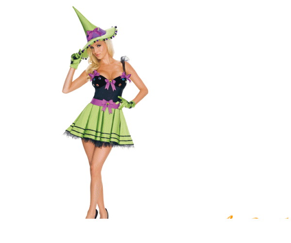 レディ　88R0544　ウィィドリーウィッチドレス　魔法使い　魔法　魔女　仮装　ハデハデなカラーでパーティの目線を独り占めしてください☆AOIコレクションのコス♪ハロウィン　パーティ　コスプレ　衣装　コスチューム