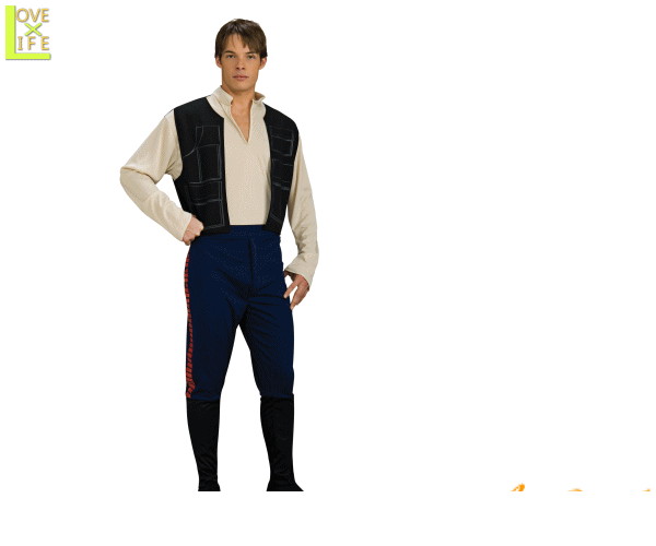 メンズ　スターウォーズ　ハン ソロHan Solo　STARWARS　仮装　衣装　コスプレ　コスチューム　ハロウィン　パーティ　イベント　キャラ　グッズ　かわいい　大人気映画のスターウォーズより各キャラのコスチュームがかわいく登場