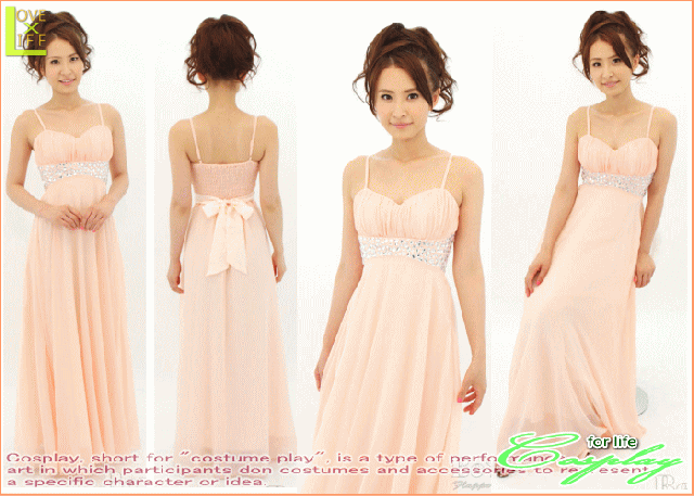 【1 】プリンス　ロングドレス【ドレス】【パーティ】【嬢】【ホステス】【クラブ】ふんわりフレア、愛されるローズクォーツカラーの姫ド